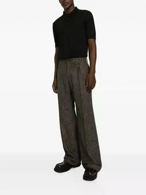Dolce & Gabbana Extra-fine Cashmere Polo Shirt - Black