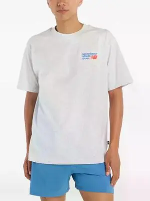 NEW BALANCE Logo-embroidered T-shirt