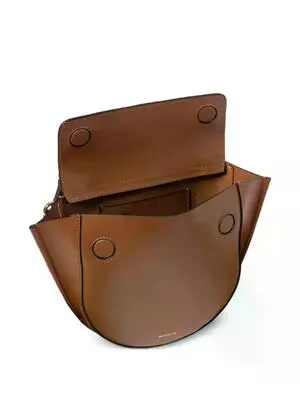 WANDLER Mini Hortensia Tote Bag - Brown