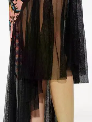 Etro Floral-print Asymmetric Dress - Pink