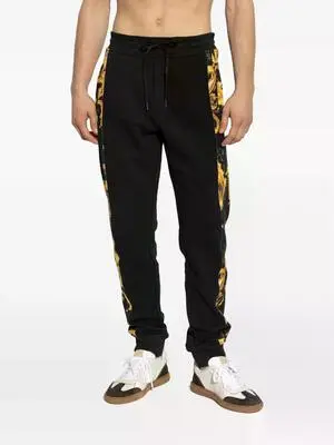 Versace Chromo Couture-print Drawstring-detail Cotton Track Pants