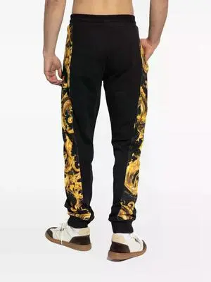 Versace Chromo Couture-print Drawstring-detail Cotton Track Pants