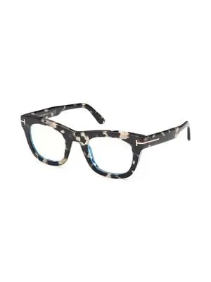 TOM FORD Tortoiseshell Square-frame Glasses - Black