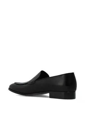FABI Leather Loafers - Black