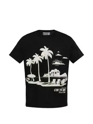 Versace Embellished T-shirt - Black