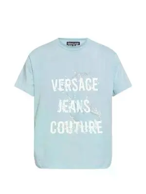 Versace Print T-shirt - Blue
