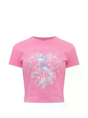 Versace Mermaid-graphic Cotton T-shirt