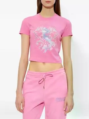 Versace Mermaid-graphic Cotton T-shirt