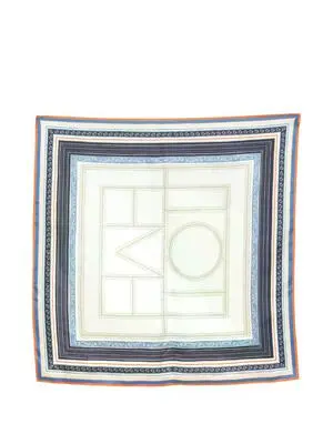 TOTEME Geometric-print Scarf - Neutrals