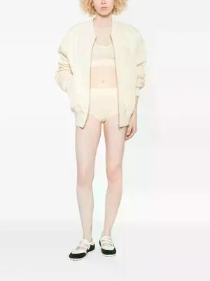 Plan C Ribbed-waist Short