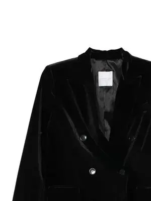 RUNDHOLZ BLACK LABEL Double-breasted Velvet Blazer