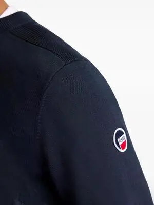 Fusalp Crew-neck Long Sleeve Sweater - Blue