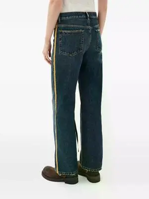 ANN DEMEULEMEESTER Zana Stripe-detail Jeans