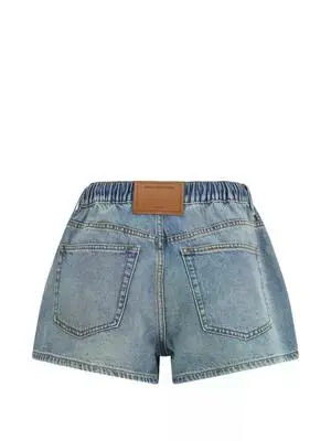 Alexander Wang Marathon Denim Shorts - Blue