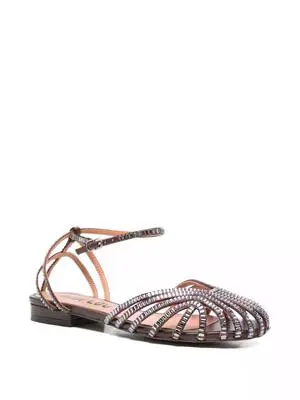 BIBI LOU Embellished Strap Sandals - Silver