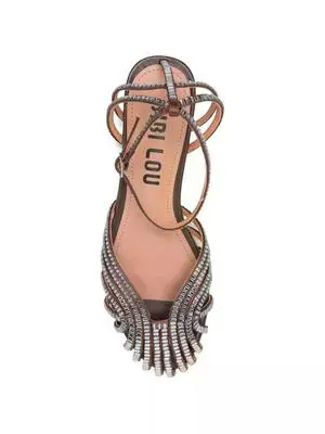 BIBI LOU Embellished Strap Sandals - Silver