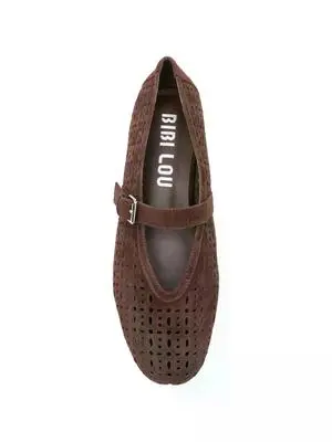 BIBI LOU Cutout Ballet Flats - Brown