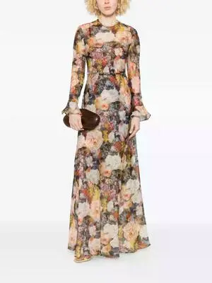 Zimmermann Alchemy Sheath Maxi Dress - Brown