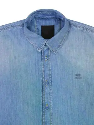 Givenchy Denim Short-sleeve Shirt