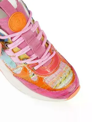 Kurt Geiger Rainbow Tweed Runner Sneakers - Pink