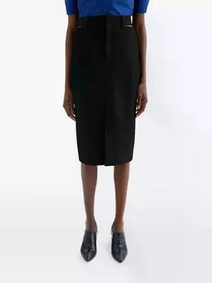 JIL SANDER Cut-out Midi Skirt
