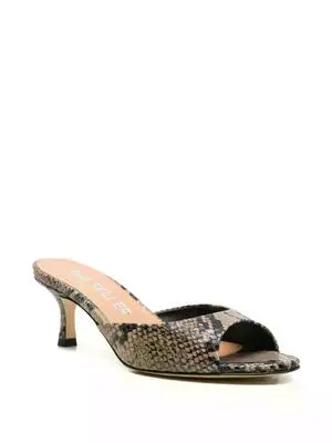 THE SELLER Snake-pattern Sandals
