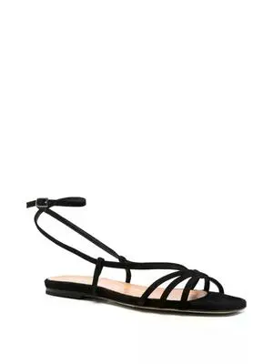 THE SELLER Suede Sandals - Black