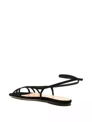 THE SELLER Suede Sandals - Black
