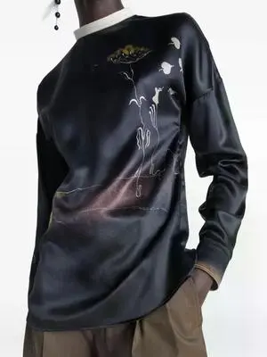 LEMAIRE Lemiaire Printed Silk Blouse