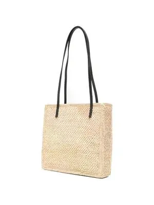 Manebí Inez Raffia Charm Shoulder Bag