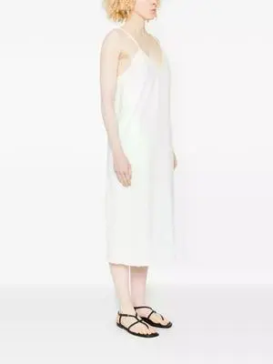 OCCLEUS Joy Strap Ruffled Midi Dress