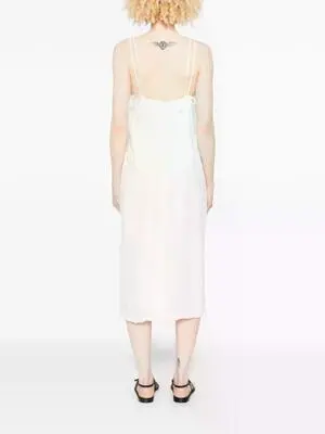 OCCLEUS Joy Strap Ruffled Midi Dress