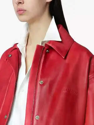HALFBOY Leather Buttoned Jacket