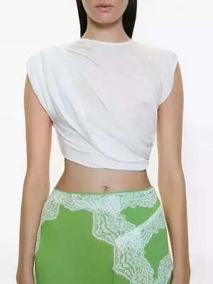 Christopher Esber Verve Lace Detail Asymmetric Skirt