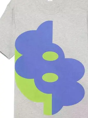 Comme Des Garçons Flower Graphic T-shirt