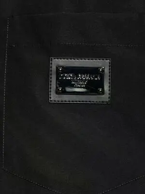 Dolce & Gabbana Cotton Martini-fit Shirt With Branded Tag