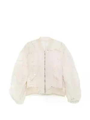 Rick Owens Secchia Flight Bomber Jacket - Neutrals