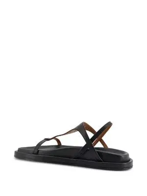 ATP ATELIER Ultimo T-strap Sandals - Black