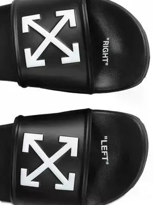 Off-White Arrow Slides - Black