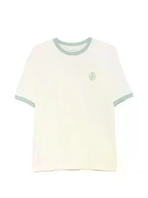 Drole De Monsieur Ribbed Trim T-shirt