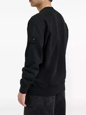 Stone Island Raglan Sleeve Sweatshirt - Black