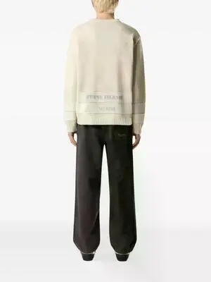 Stone Island Marina Striped Detail Sweater