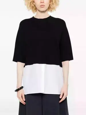Fabiana Filippi Two-tone Top - Blue