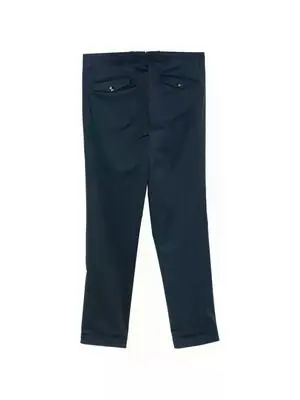 MICHAEL COAL Pleated Trousers - Blue