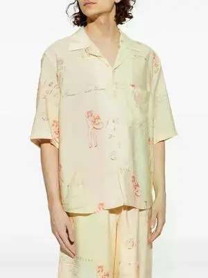 MISBHV Graphic-print Shirt - Neutrals