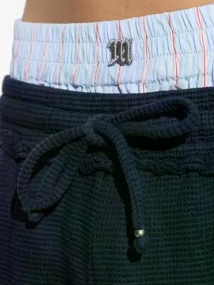 MISBHV Waffle-knit Trousers - Blue