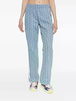 Lacoste Monogram-patterned Track Pants - Blue