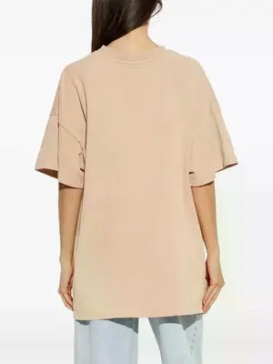 GESTUZ Jio Round-neck T-shirt - Neutrals