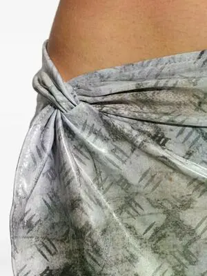 MISBHV Knot-detail Pareo - Silver