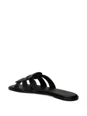 COACH Woven Leather Sandals